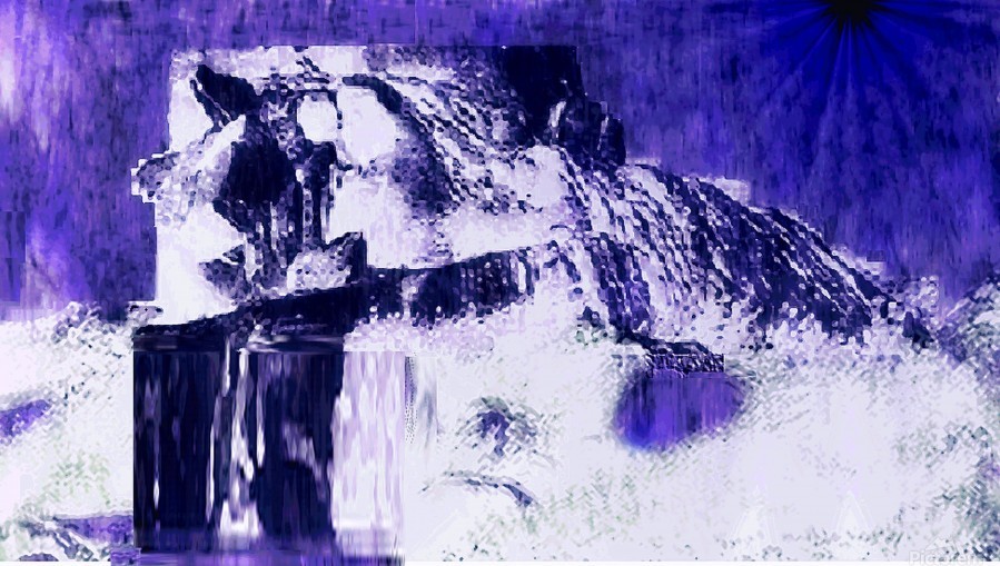 Visitors_Crash Landing by Mark Graphics and Pics Wall Art