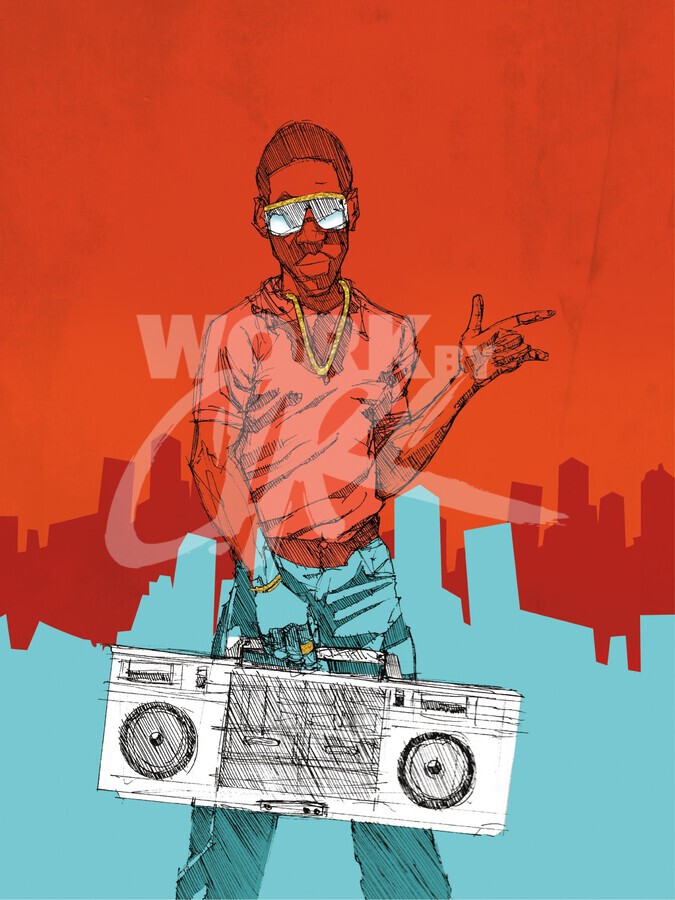 Classic Boom by Work by Carl Wall Art