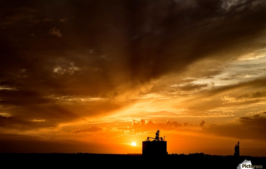 Prairie Sunset by Mark Duffy Wall Art