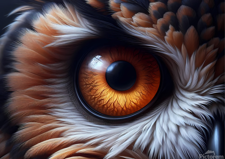 Owl by TK Wall Art