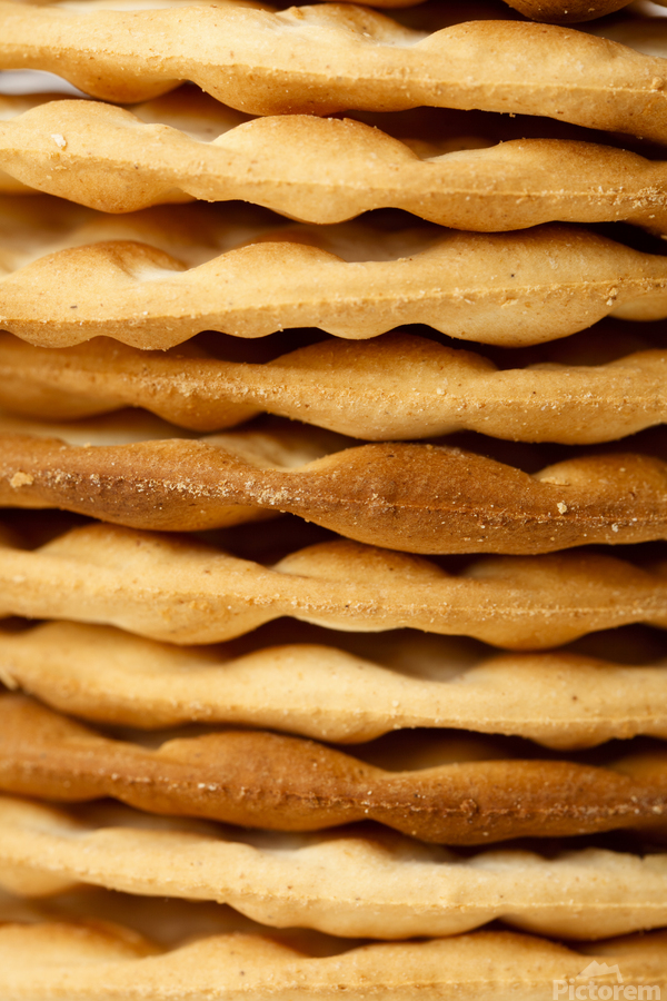 Stack of Crackers by DW labs Incorporated Wall Art