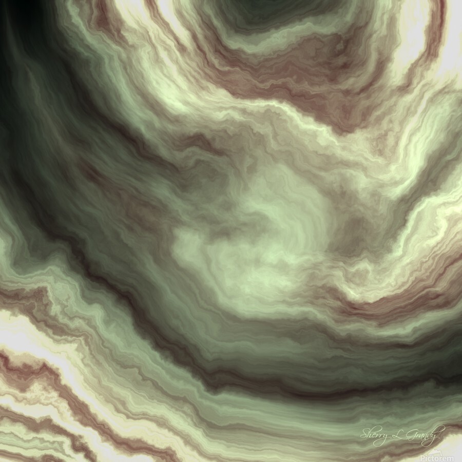 Sage Agate by Sherry L Grandy Wall Art