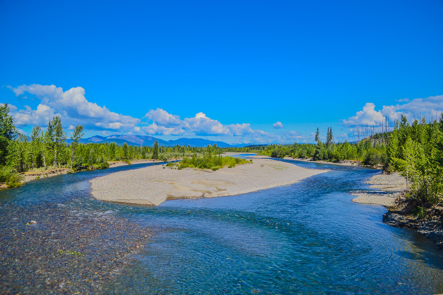 North Fork Flathead River Glacier National Park Montana by Scene Again ...
