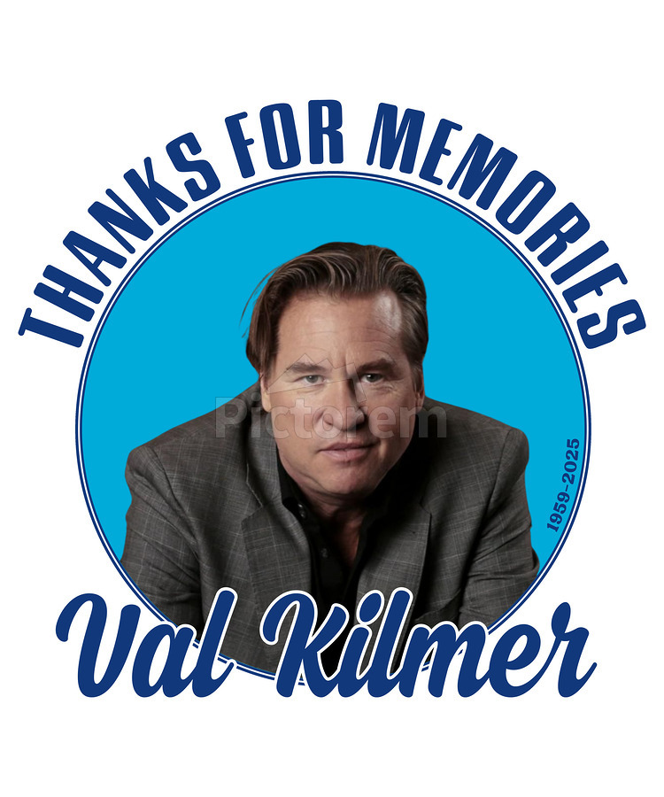Val Kilmer RIP 1959-2025 Wall Art – Thanks for the Memories Tribute by masterp Wall Art