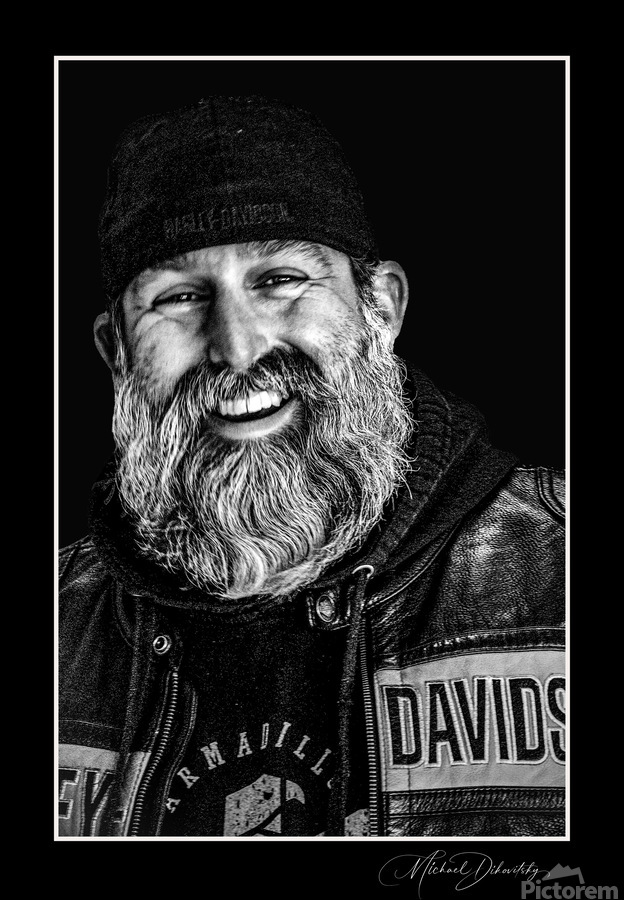 Portrait of Stephen Franklin by Michael Stephen Dikovitsky Wall Art