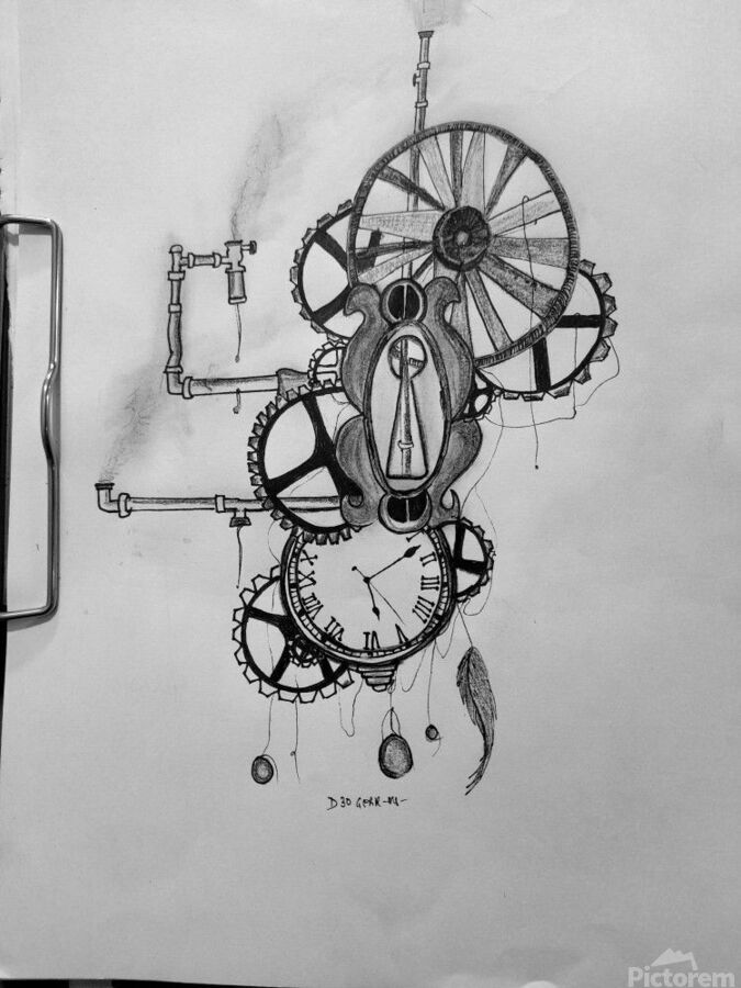 D30 Gear 2022 by Monika Singh Wall Art