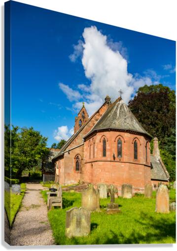 St Hilary Church Erbistock by River Dee by Steve Heap Wall Art
