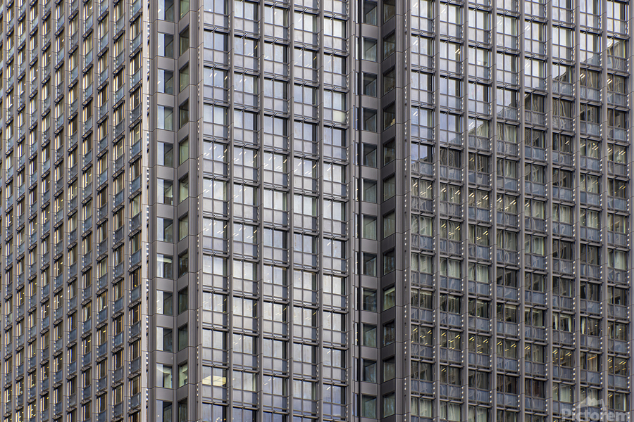 modern office buildings showing repeating glass windows and meta by ...