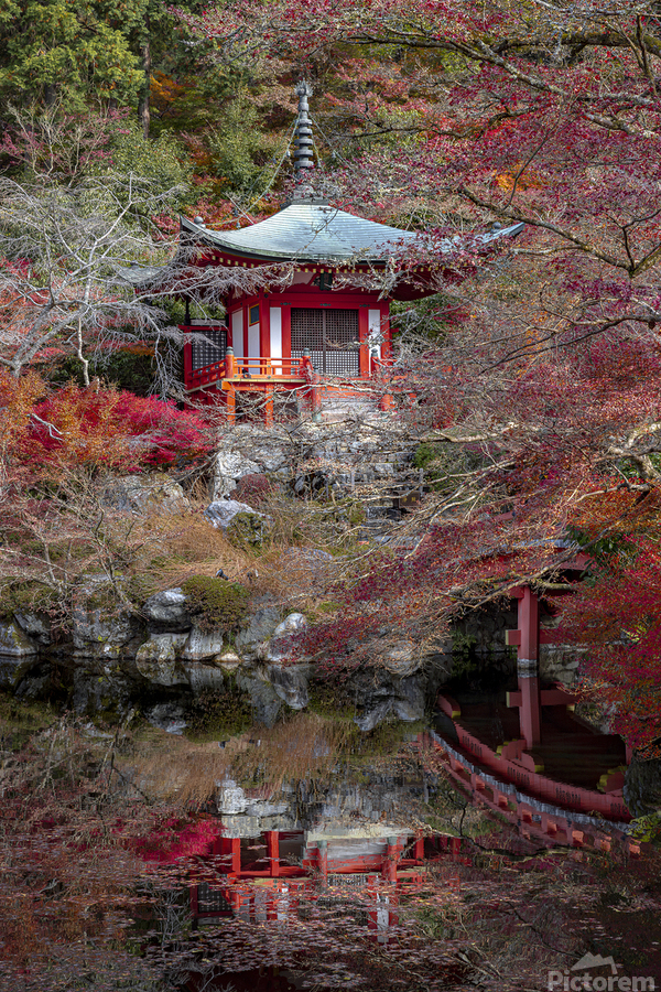 Japanese Daigo ji Temple by Gualtiero Boffi Wall Art