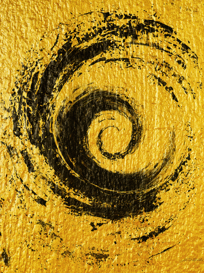 Aurora Surge - Abstract Wave by ARTenyo art Wall Art