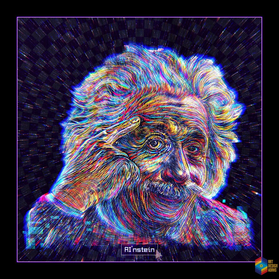 AInstein by ARTenyo art Wall Art