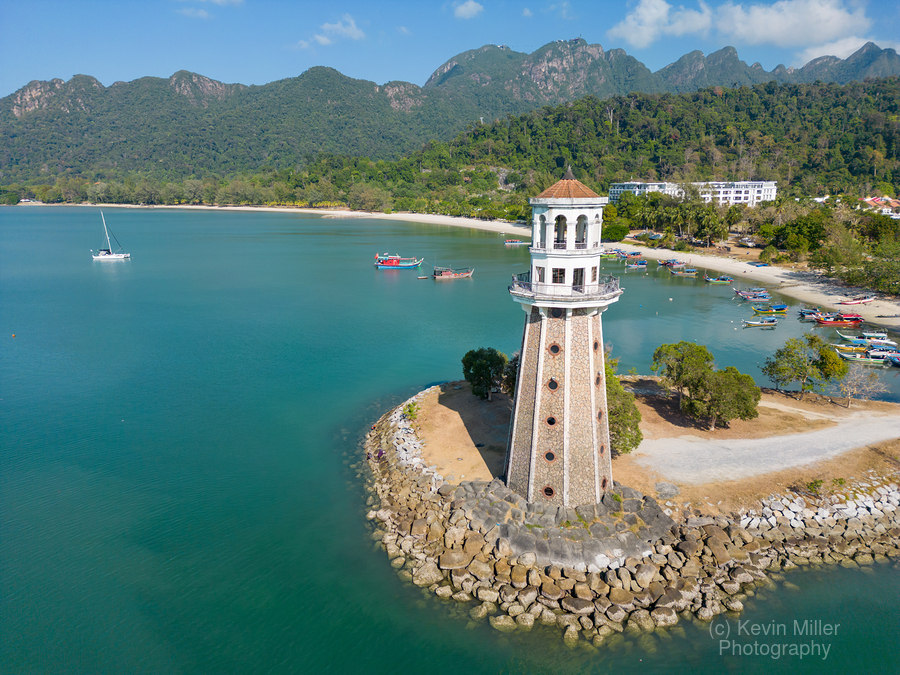 Perdana Quay Lighthouse Langkawi Island Kedah Malaysia Aerial by Kevin ...