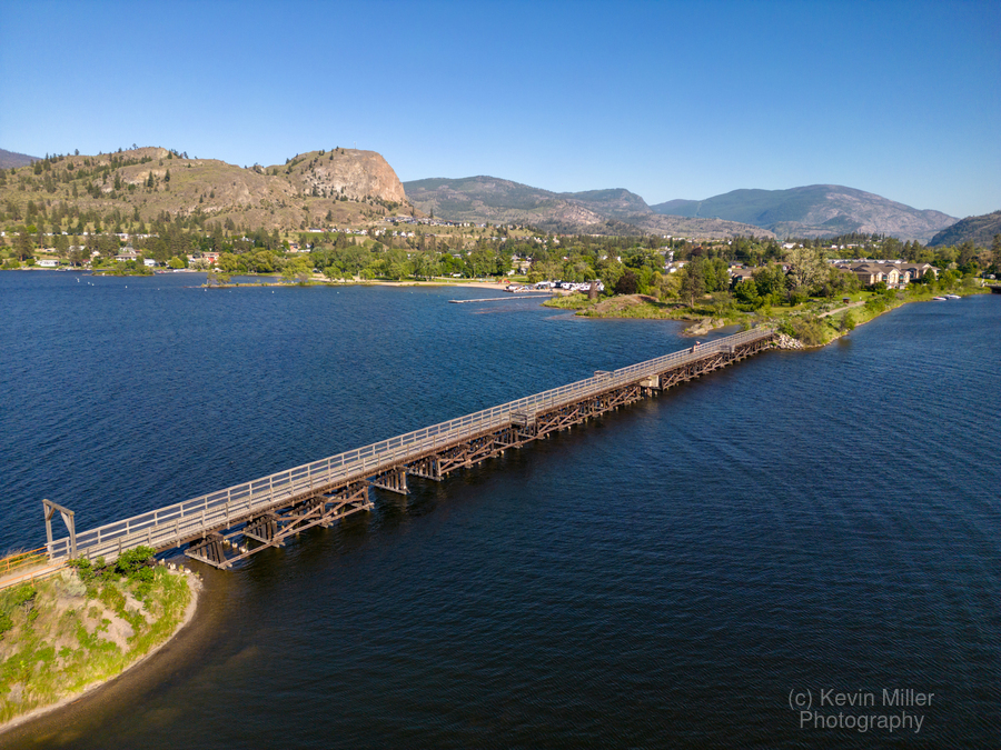 Okanagan Falls KVR Trestle Bridge Skaha Lake British Columbia by Kevin ...