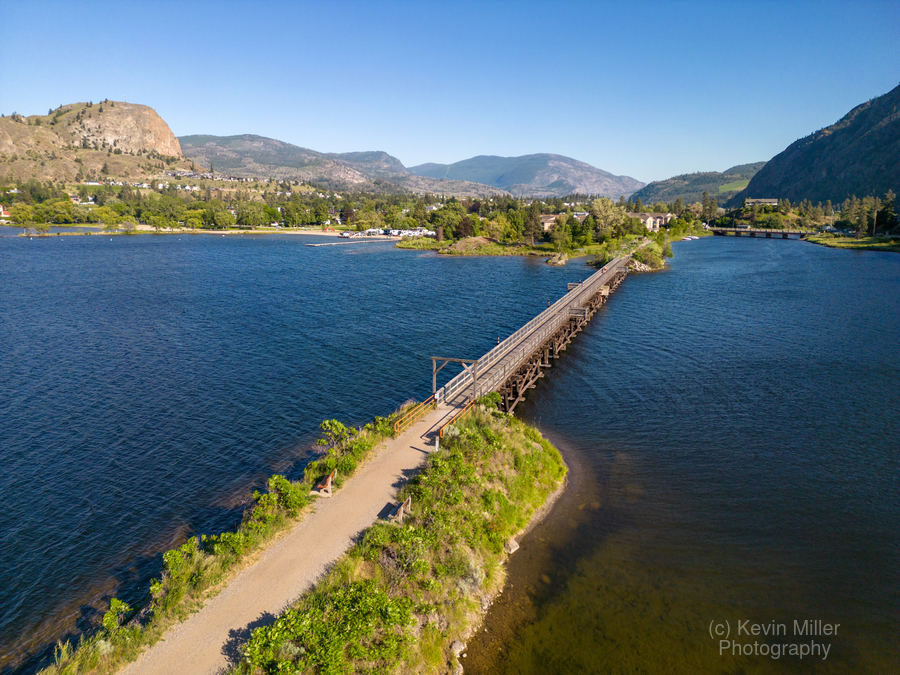 Okanagan Falls KVR Trestle Bridge Skaha Lake British Columbia by Kevin ...