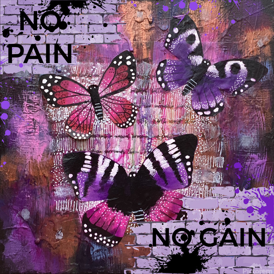 0539F7B1 B2D6 438F A409 E14405743711 by Recovery Butterfly Art Wall Art