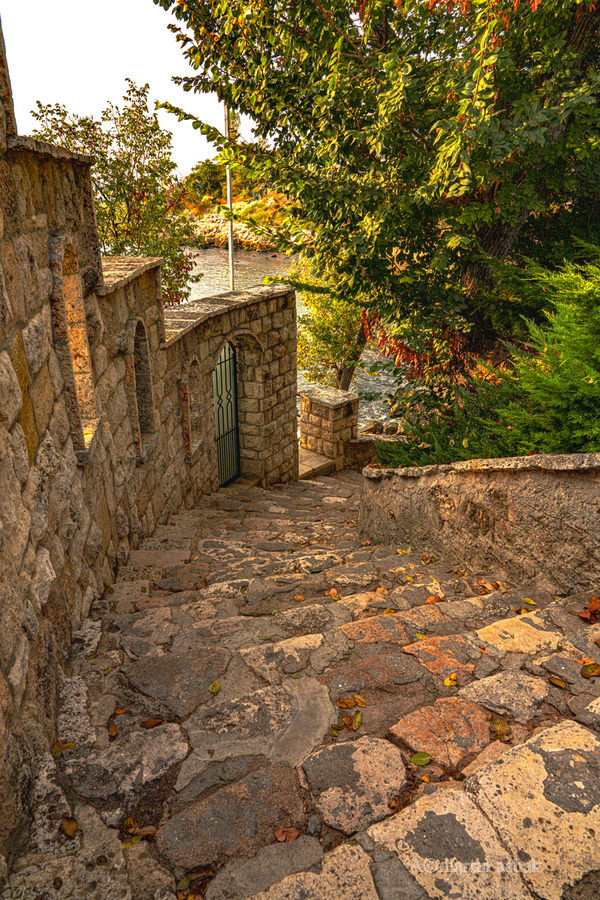 Path in old town by martin ashak Wall Art