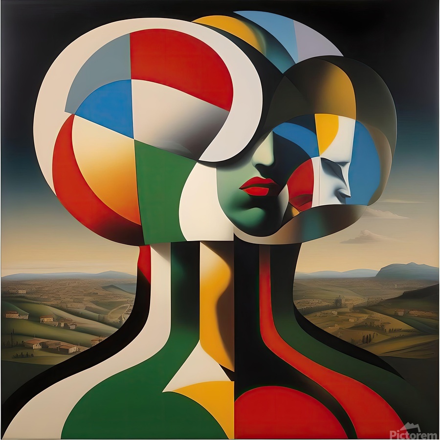 Multiple Personalities by rdbarts Wall Art