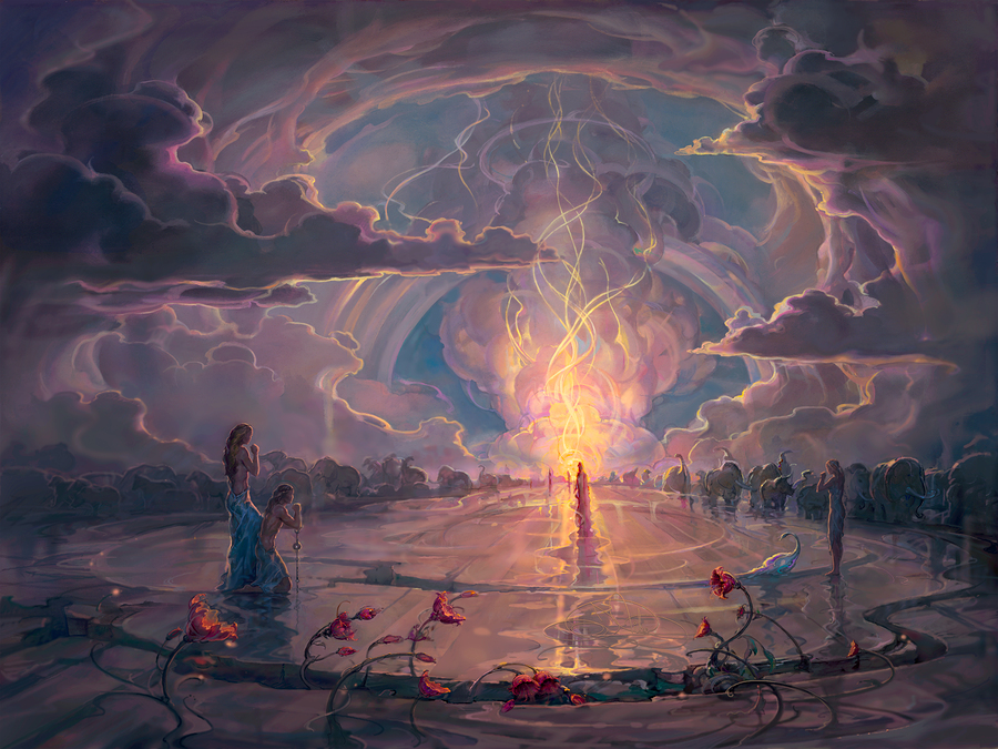 Double Helix of Life by John Pitre Wall Art