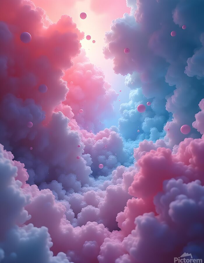 The Colors of Imagination by JoArt Wall Art