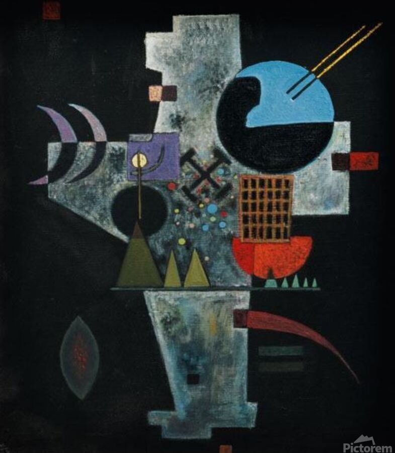 Kandinsky Cross 1926 by Romed Roni Wall Art