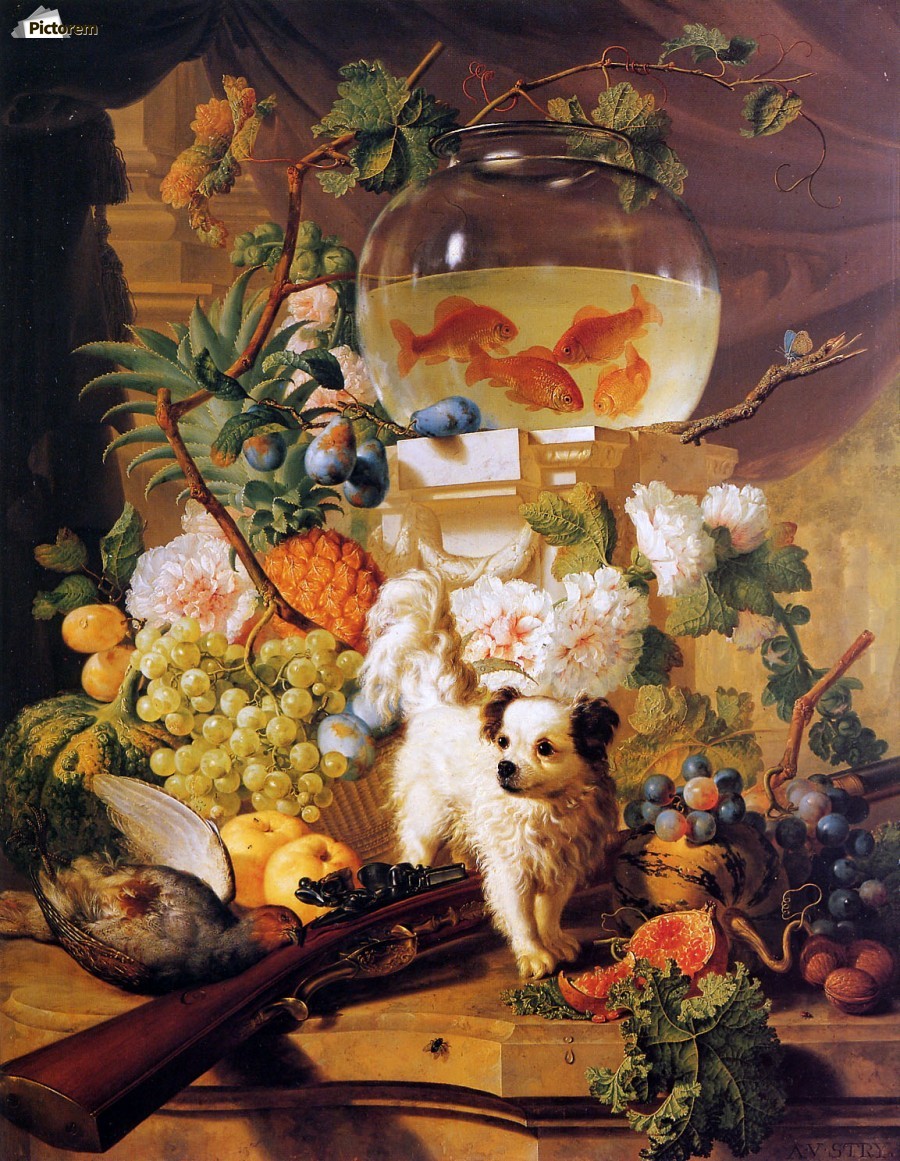 Stil life by Jacob van Strij Wall Art