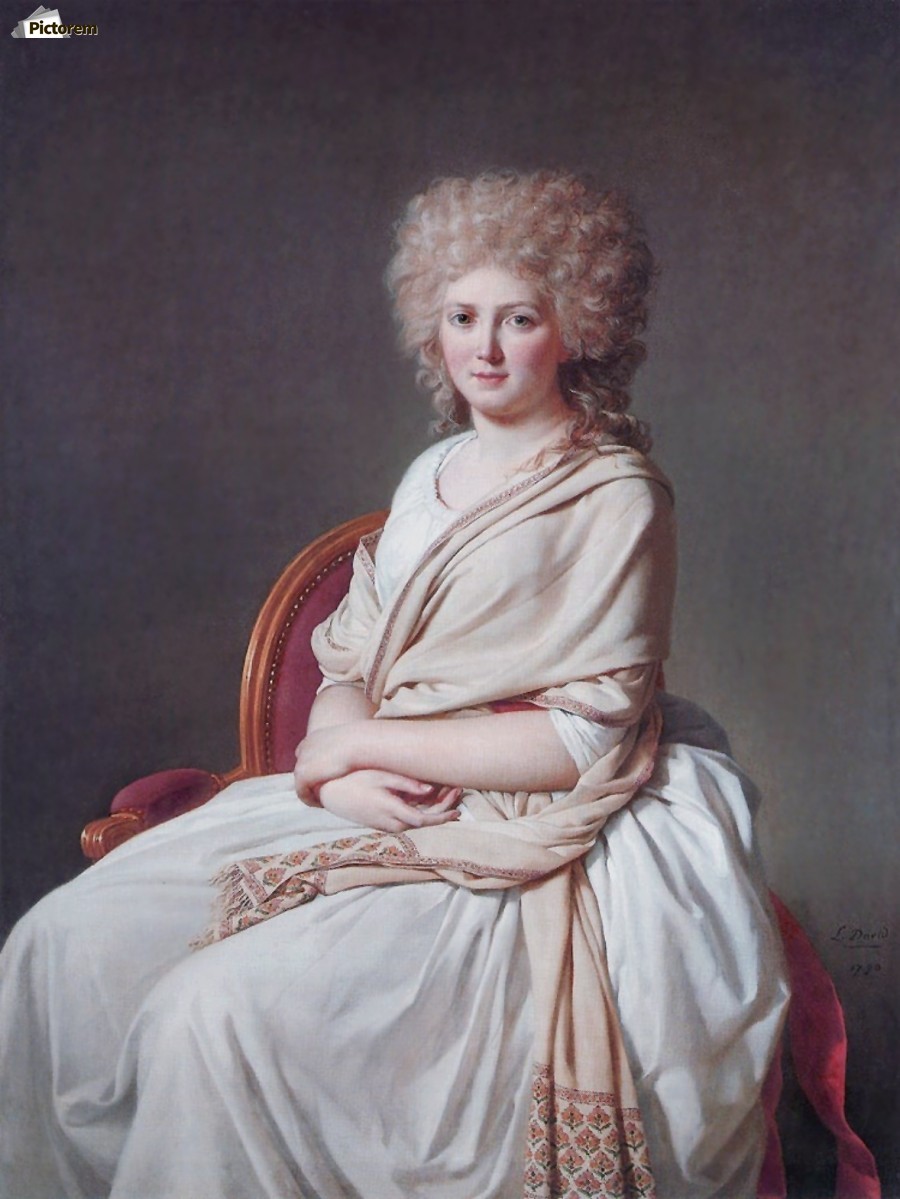 Portrait of Anne Marie by Jacques-Louis David Wall Art