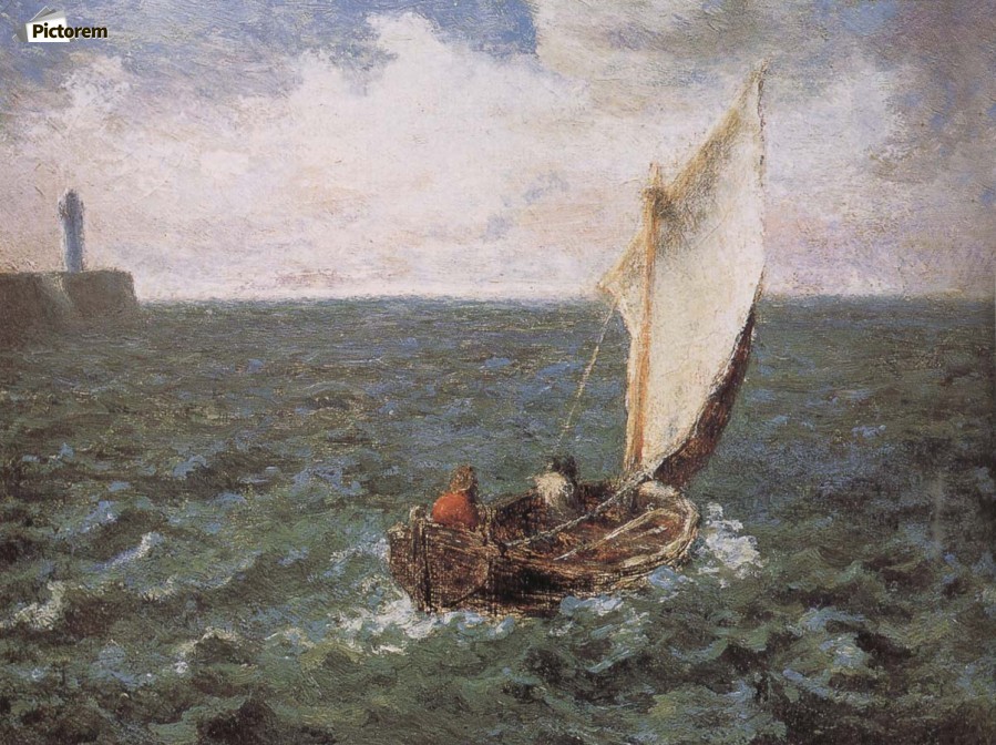 Sailboat by Jean-Francois Millet Wall Art