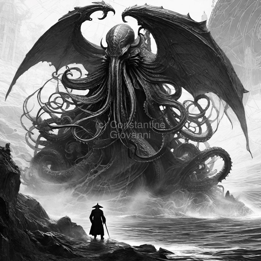 The Call of Cthulhu by Constantine Giovanni Wall Art