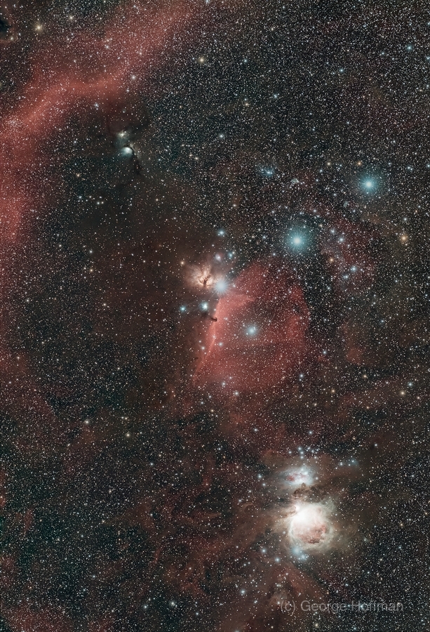 Orion Molecular Cloud Complex by George Hoffman Wall Art
