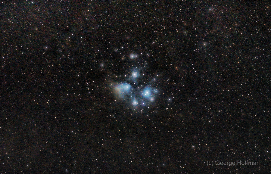 Pleiades cluster by George Hoffman Wall Art