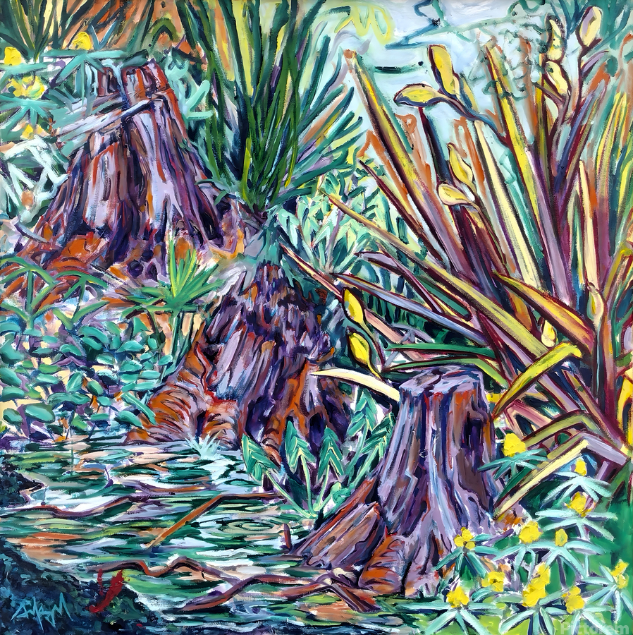 Three Stumps by Jim Grafsgaard Wall Art