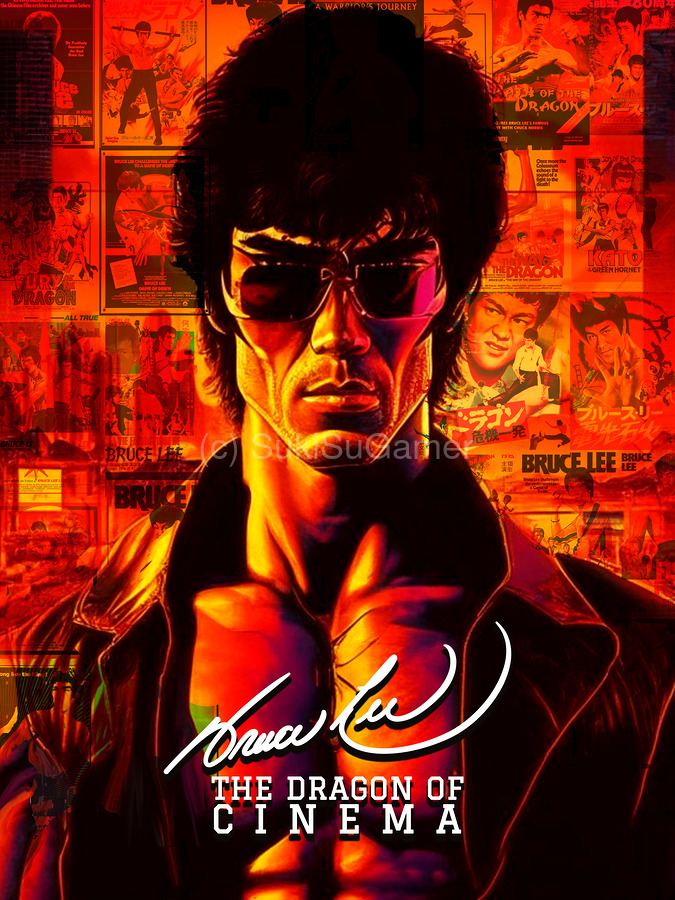 Legend Reimagined Anime Tribute To Bruce Lee By Sukisugamer Wall Art