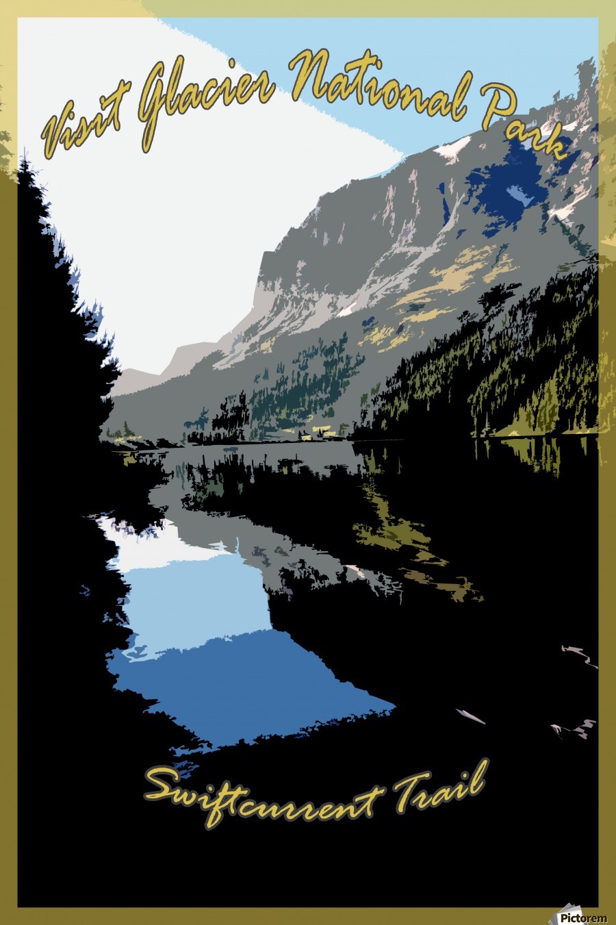 Visit Glacier by Phano Smith Wall Art