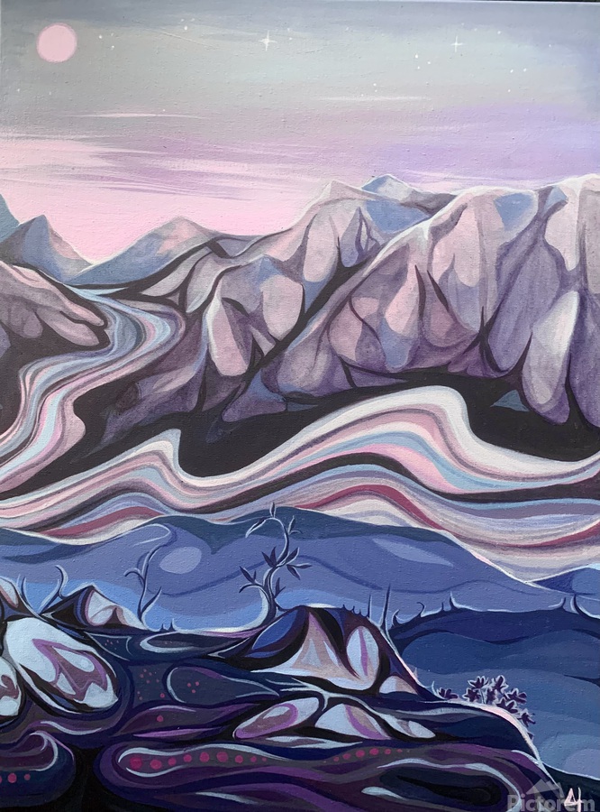 Glacier landscape by Aimee Fraser Wall Art