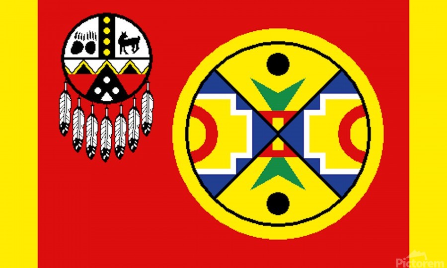 Aroostook Band of Micmac Flag by Fun With Flags Wall Art