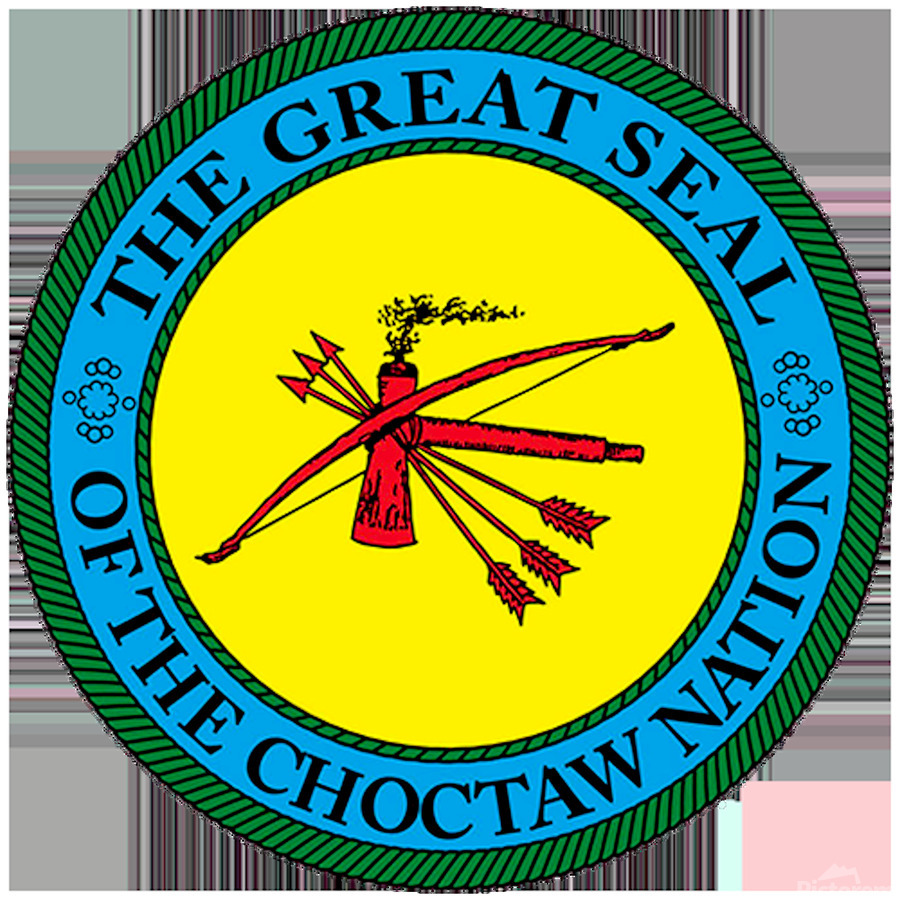 Choctaw Nation Great Seal by Fun With Flags Wall Art