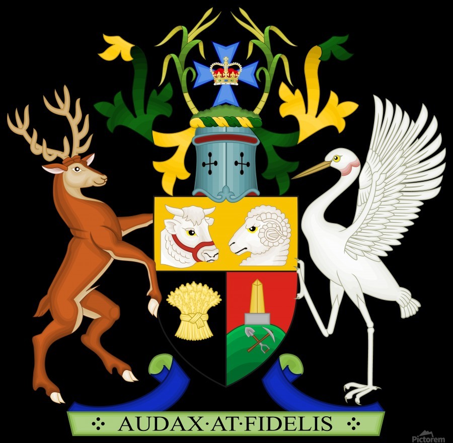 Queensland Coat of Arms by Fun With Flags Wall Art