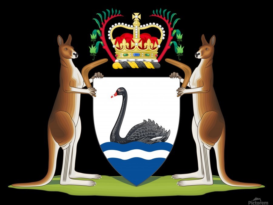 Western Australia Coat of Arms by Fun With Flags Wall Art