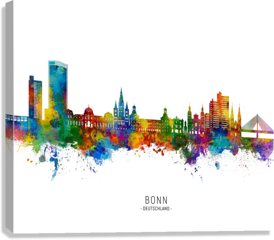 Bonn Germany Skyline by Michael Tompsett Wall Art