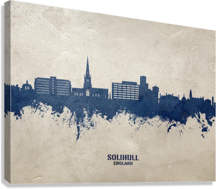 Solihull England Skyline by Michael Tompsett Wall Art
