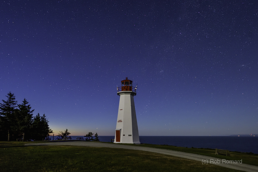 Cape George Lighthouse by Rob Romard Wall Art