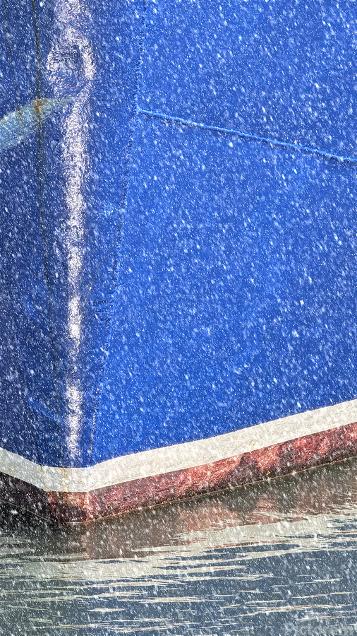 5. Boat Snow by Tricia Barry Altomare Photography Wall Art