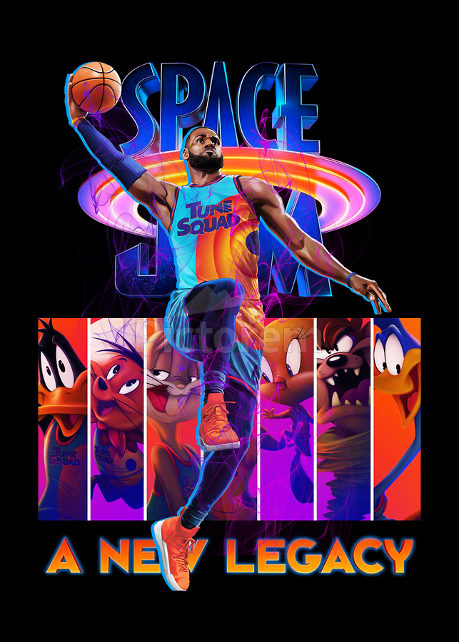 SPACE JAM LEGACY by Zevret Wall Art