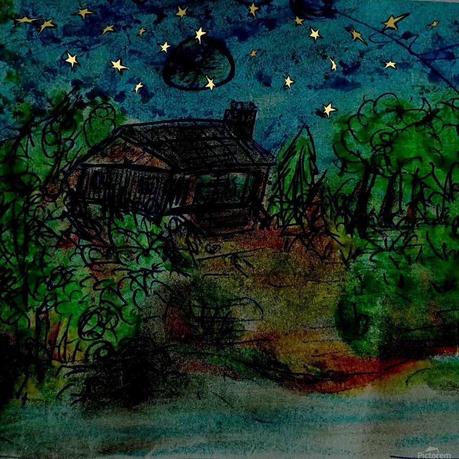 Starry Nite by djjf Wall Art