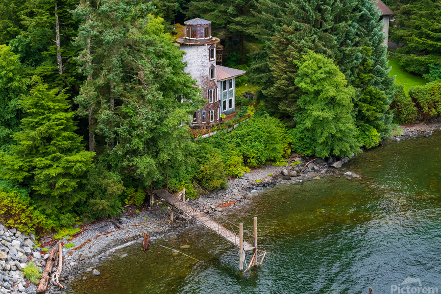 Sitka Bay Lighthouse by Greg Starr Wall Art