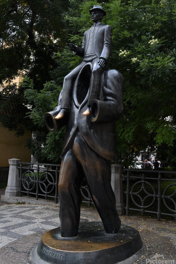 Kafkaesque Statue by Greg Starr Wall Art