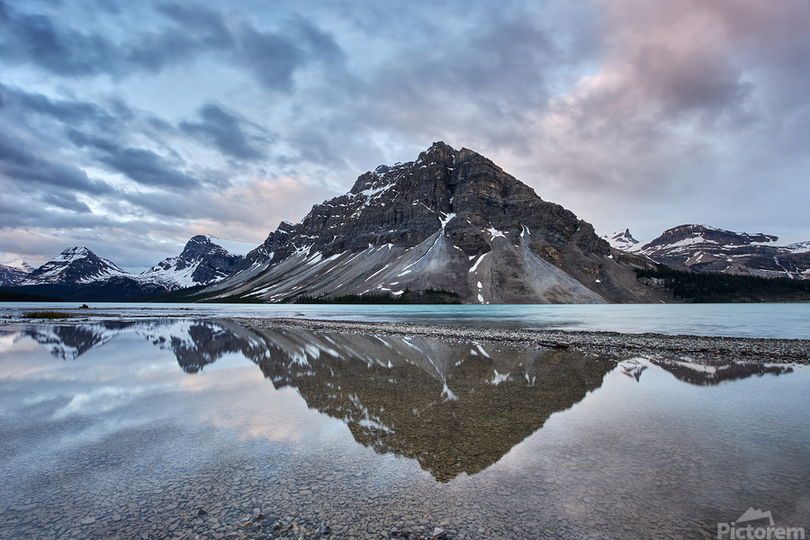 Banff Bow Lake by Images By Jon Evan Wall Art