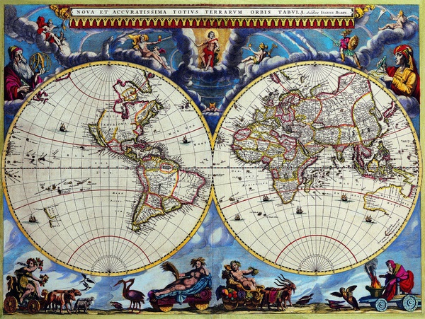 Old Map 24 par TOPARTGALLERY
