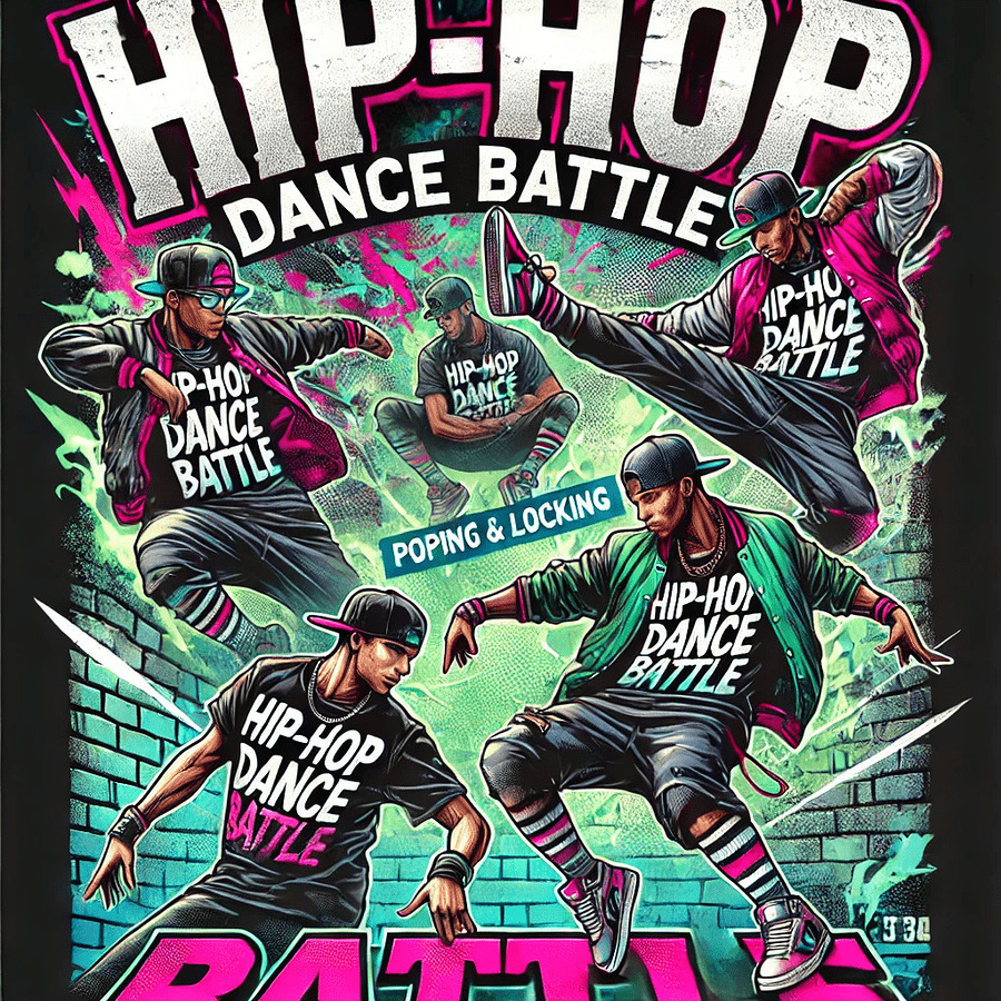 dance battle poster