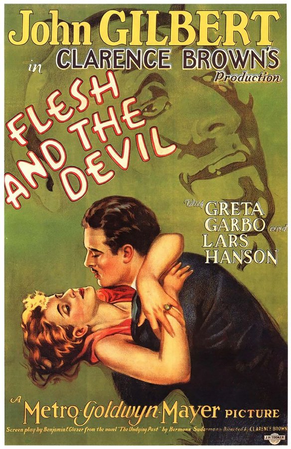 Cinema Poster 1920s Flesh devil poster by TOPARTGALLERY Wall Art